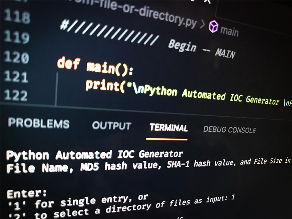 Security Automation With Python — Quickly Generate Common Iocs From Files With Python Brett Fullam